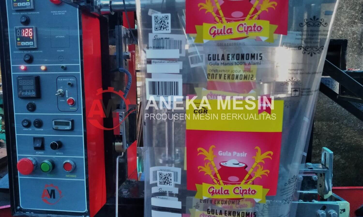Mesin Pengemas Gula Sachet